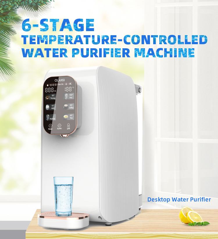 The OLANSI RO water purifier W12 makes it easier to drink water.
