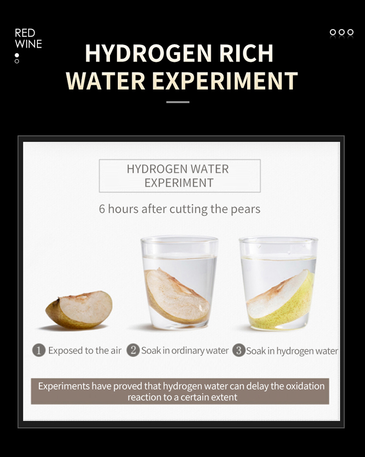 Portable hydrogen ionised water generator, alkaline water enriched with ...